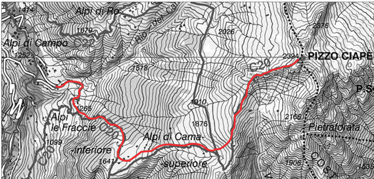 Skibergsteigen im Ossolatal - Antronatal - Pizzo Ciapè - VisitOssola